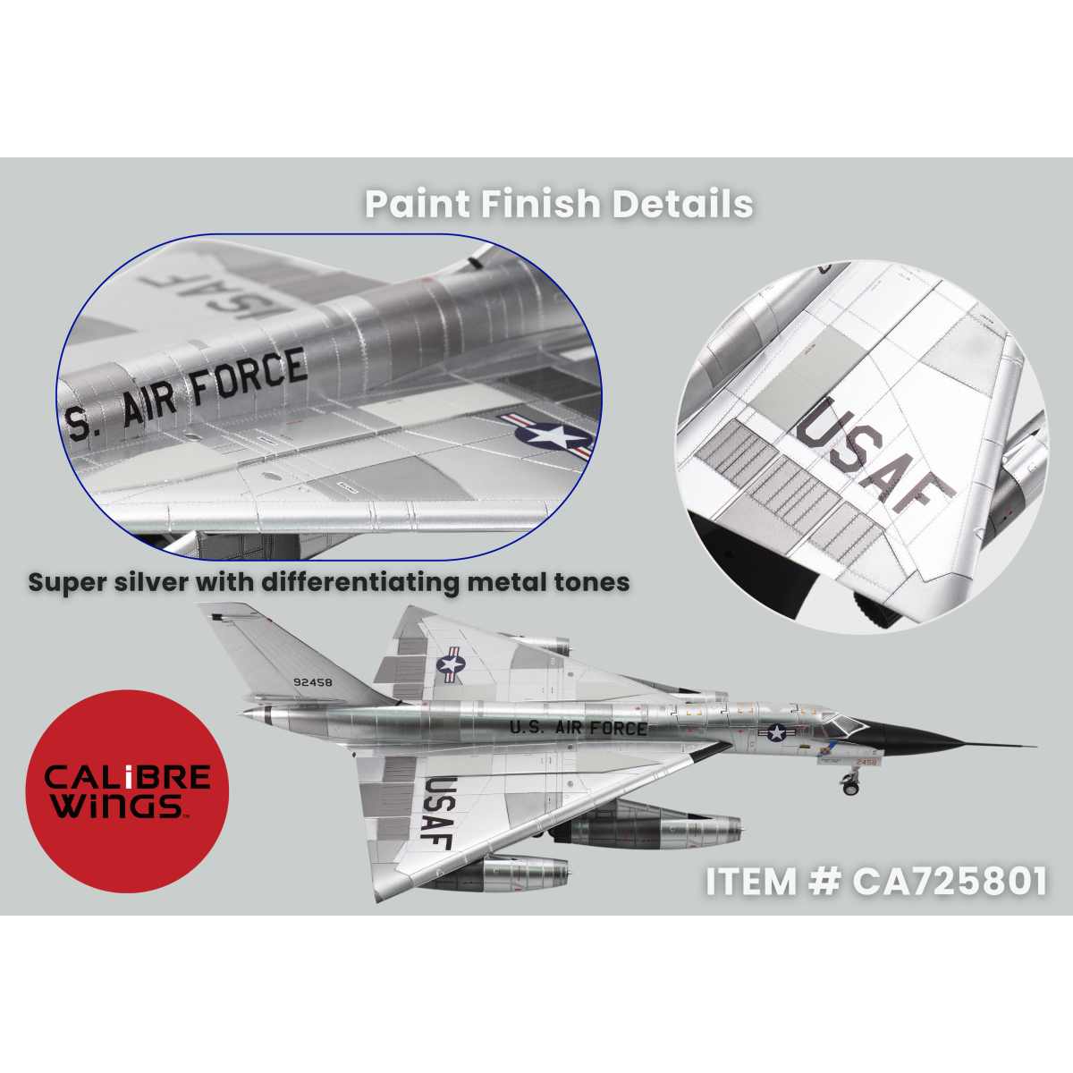 1:72 B-58 Hustler Bendix Trophy Winner USAF Museum Dayton, Ohio