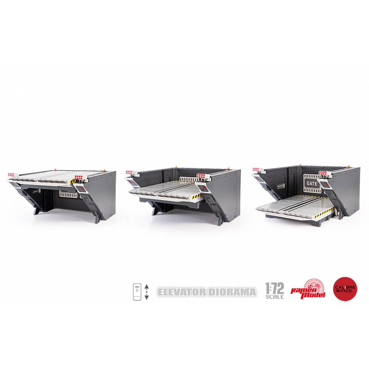 1/72 Elevator Diorama Set (for scale models)